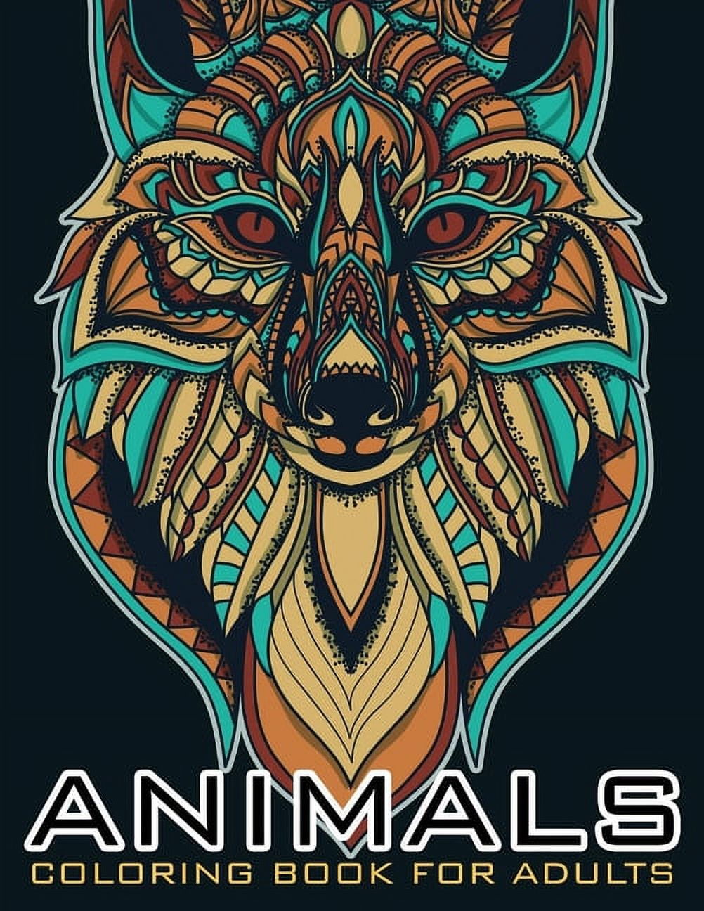 Animals Coloring Book For Adults: An Adults Coloring Book with Animals ...