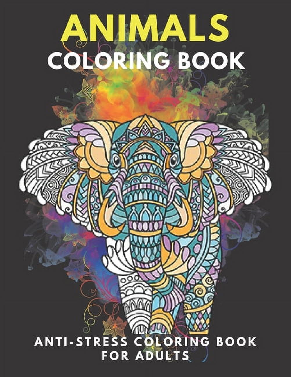 Animals Coloring Book For Adults: Inspirational Animals Coloring Book ...