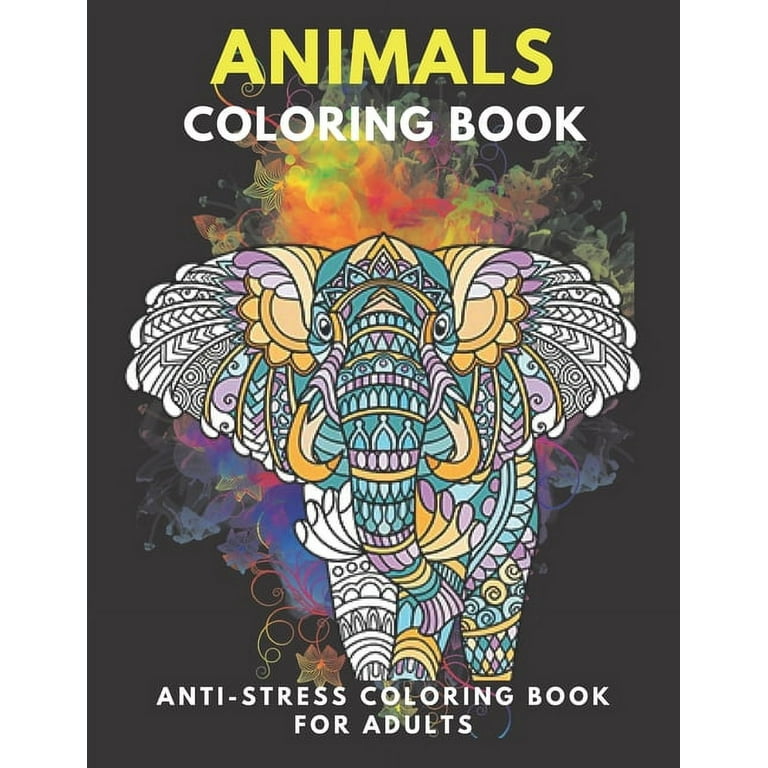 relaxing coloring pages elephant i love