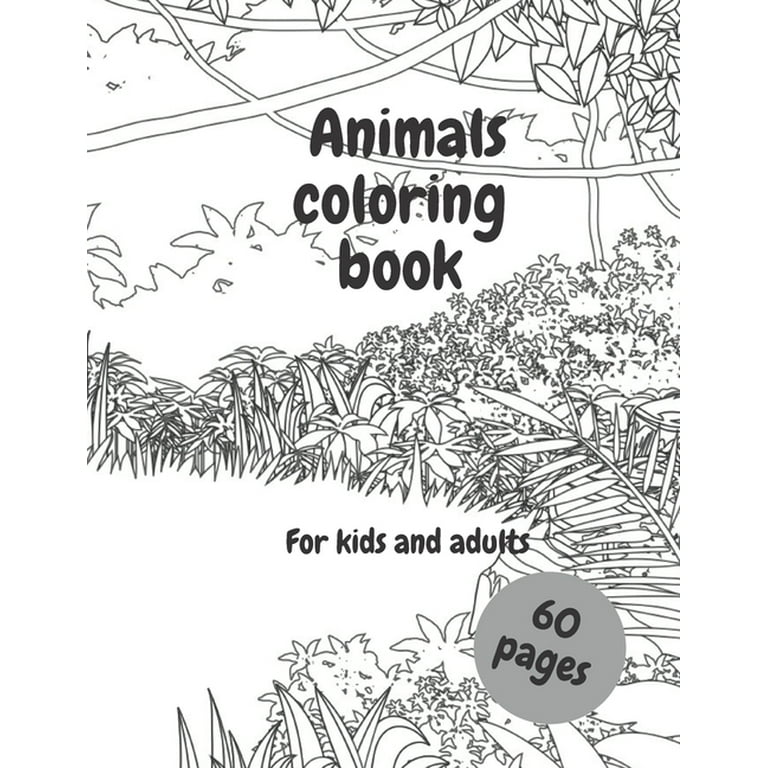 realistic jungle animals coloring pages