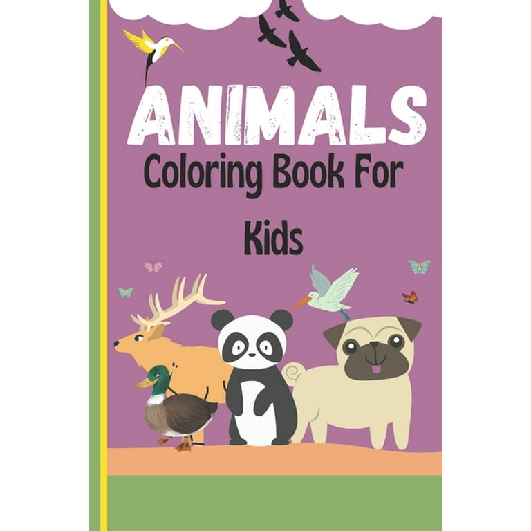 animals.around the world coloring book