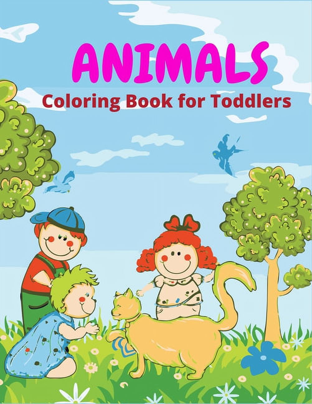 Animals Coloring Book For Toddlers: Animals Coloring Book with ...