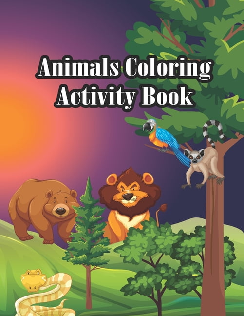 Animals Coloring Book : Animals Coloring Book My first animals coloring ...