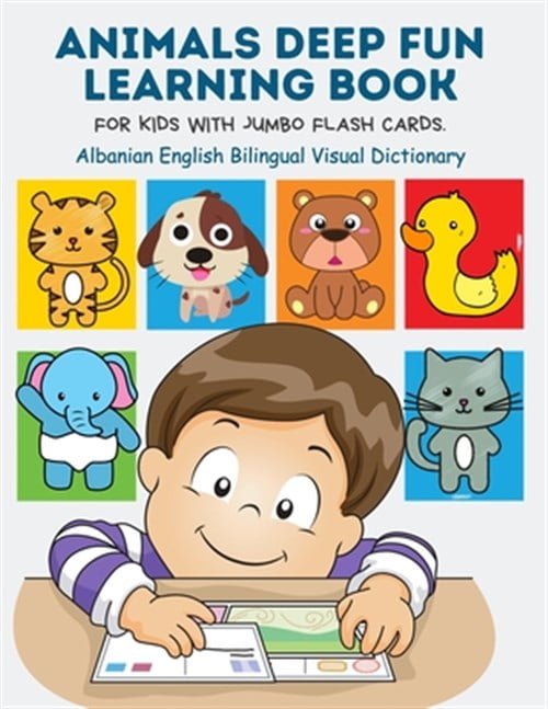 Pre-Owned Animals Deep Fun Learning Book for Kids with Jumbo Flash ...