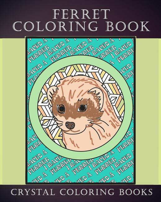 Animals: Ferret Coloring Book: 30 Hand Drawn Ferret Drawings. If You ...