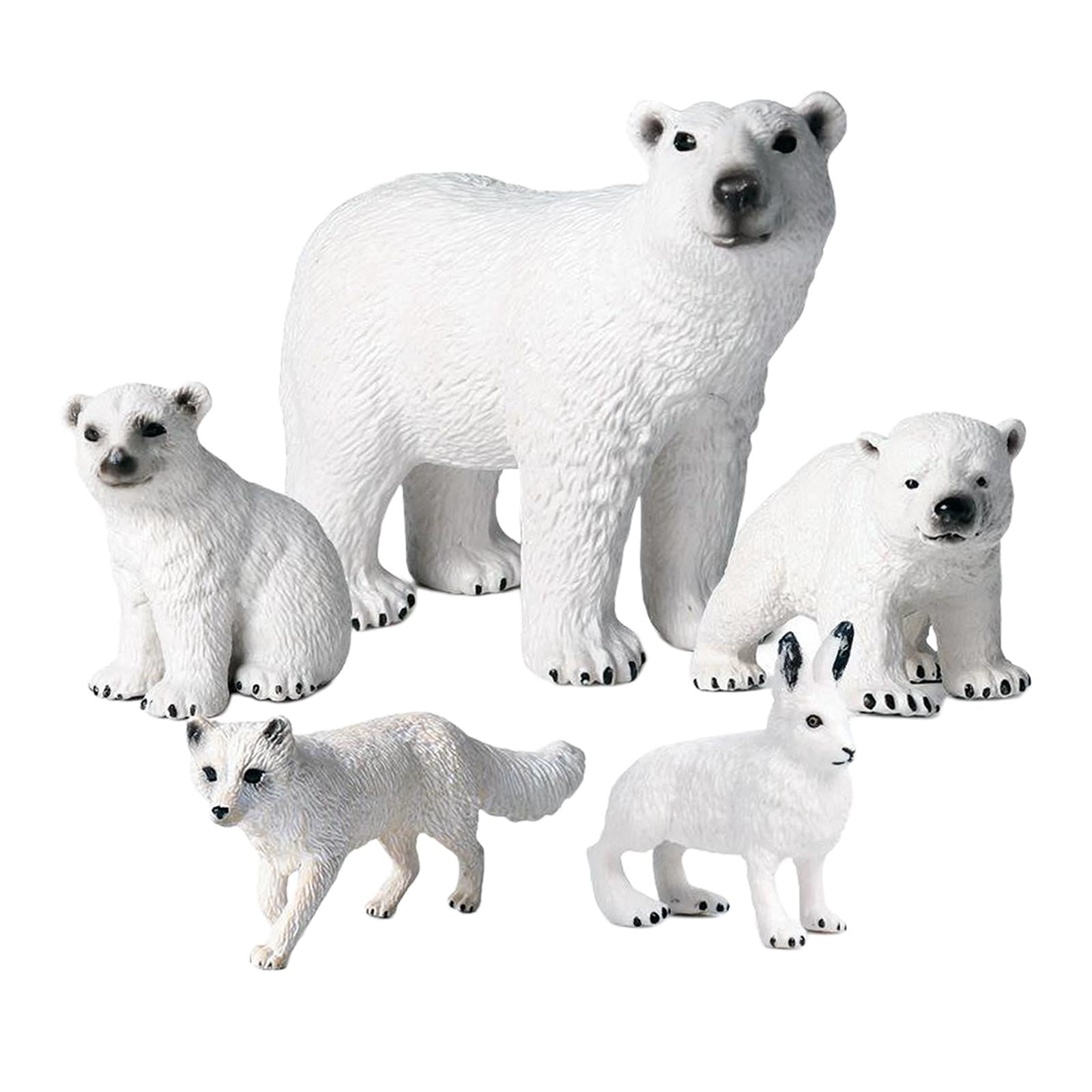 Animals Figures Arctic Animal Collection Children Party Favors Gift ...