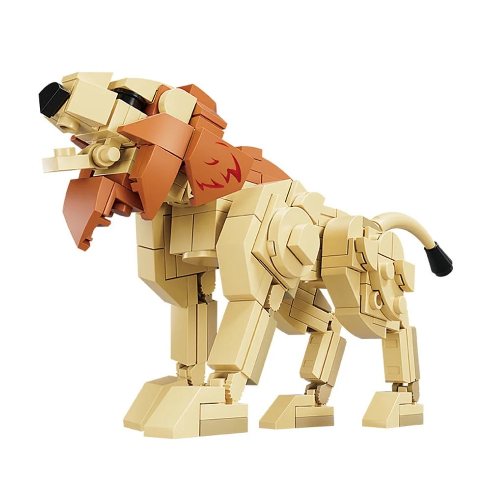 Animals Figures Fox Kangaroo Giraffe Figure Model Building Blocks Kits ...