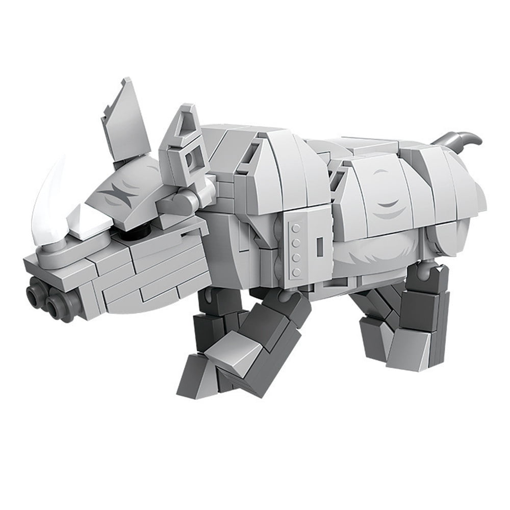 Animals Figures Fox Kangaroo Giraffe Figure Model Building Blocks Kits ...