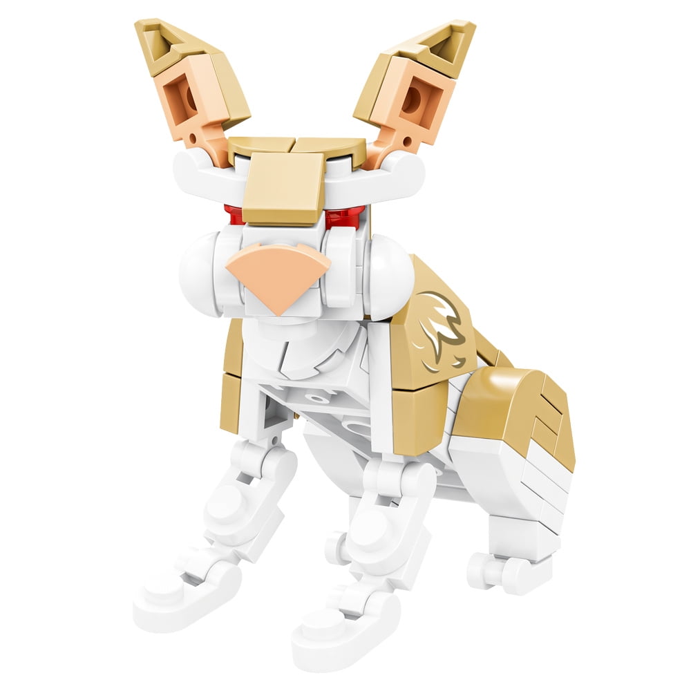 Animals Figures Fox Kangaroo Giraffe Figure Model Building Blocks Kits ...