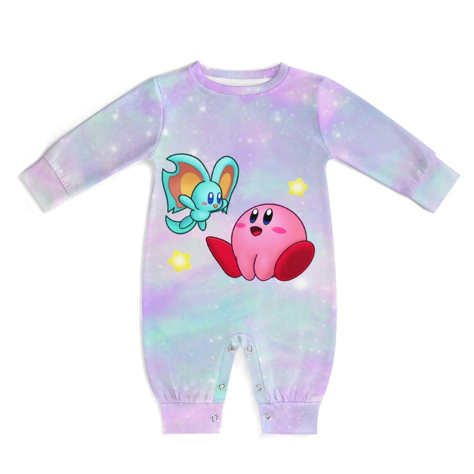 Animals Game Kirby Baby Rompers One-Piece Long Sleeve Jumpsuit ...