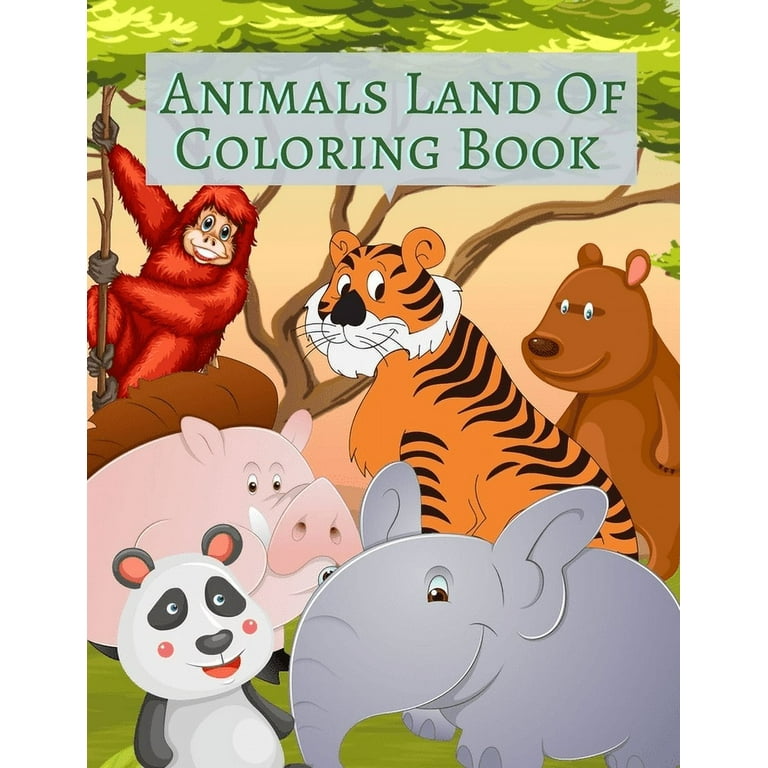 land animal coloring pages
