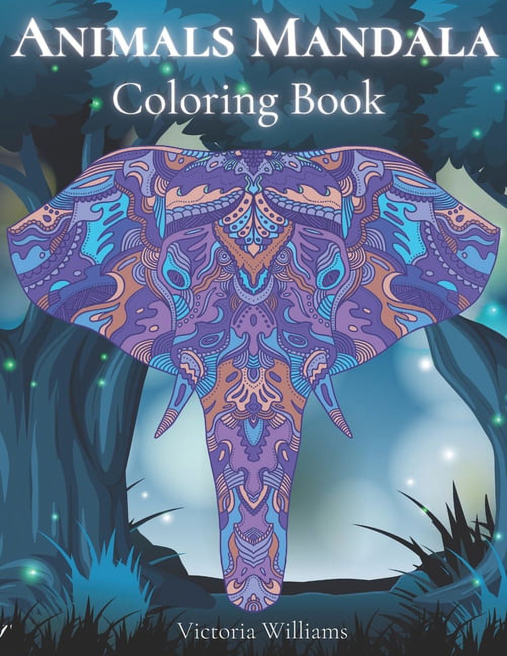 Animals Mandala Coloring Book - Walmart.com