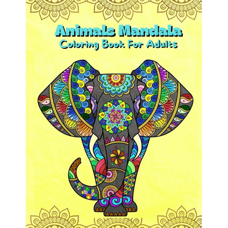 Animals Mandala Coloring Pages: A Relaxing and Creative Activity for ...