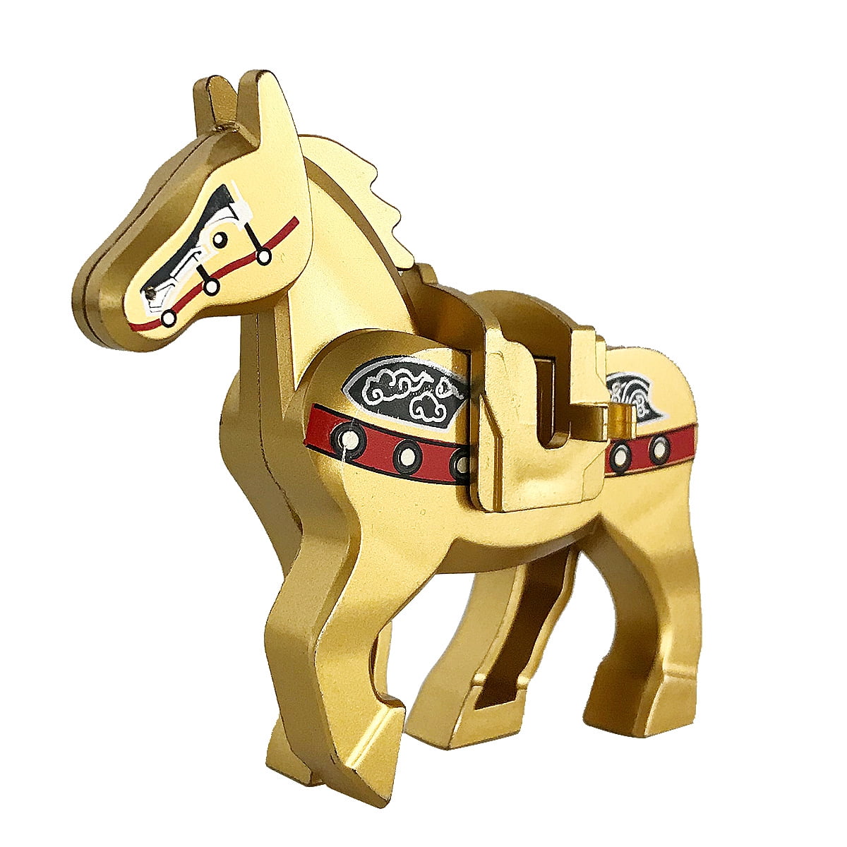 Animals Militry Medieval Horse Warhorse Saddle Educational Toys for ...