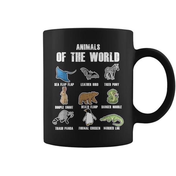 Animals Of The World Animals Names Ideas Coffee Mugs - Walmart.com
