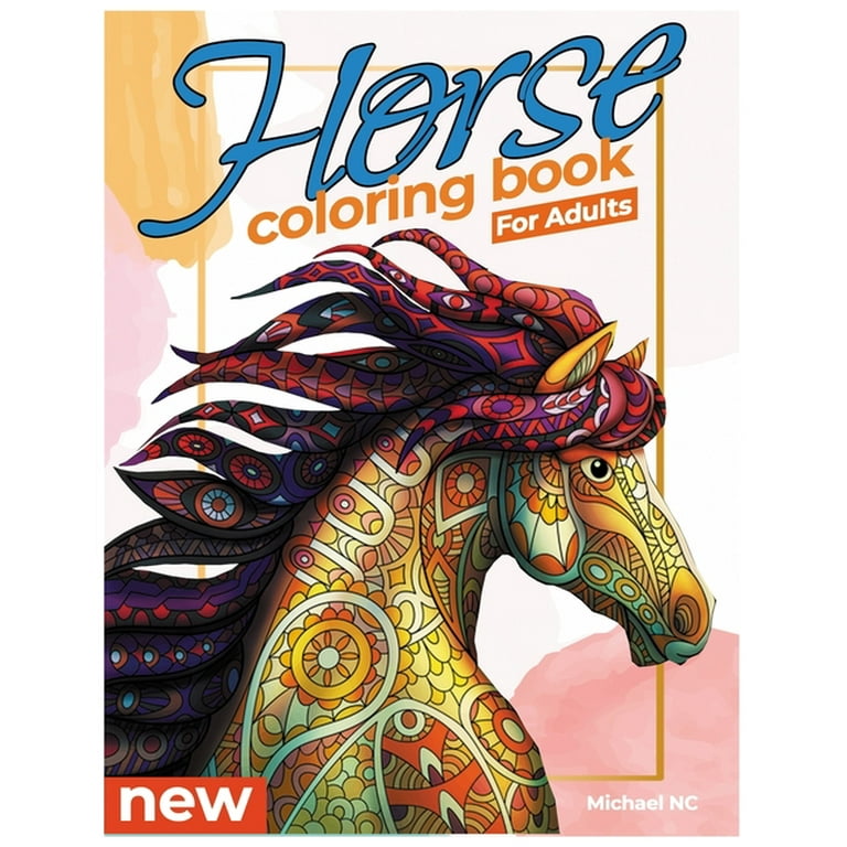 experienced horse coloring pages