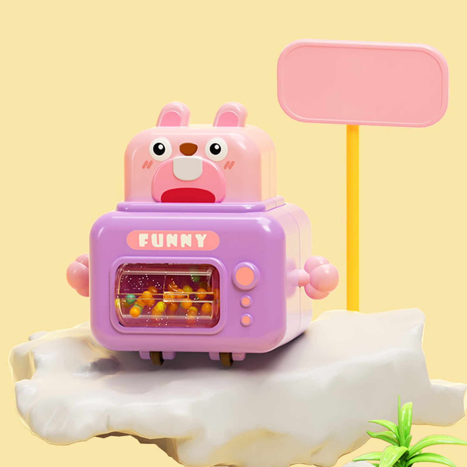 Animals Press And Go Toy Car For Babies Encourages Crawling With Cute ...