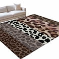 Animals Printed Striped Washable Rug 6x9 Area Rug for Living Room ...