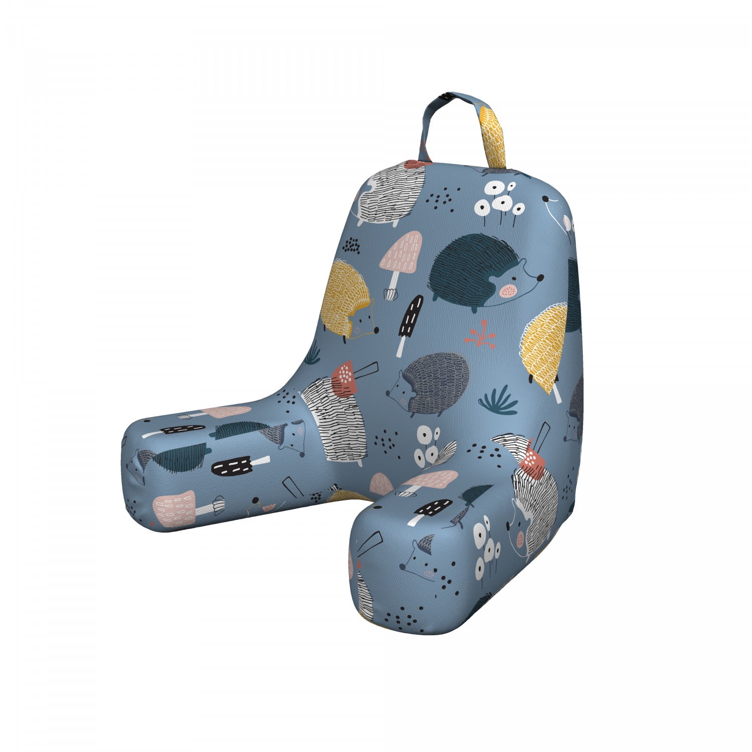 Animals Reading Pillow Cover, Funny Hedgehogs Walking Around on ...