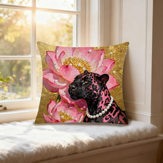 Animals Series Pillow Cover Elegant Leopard Print Decoration Sofa ...
