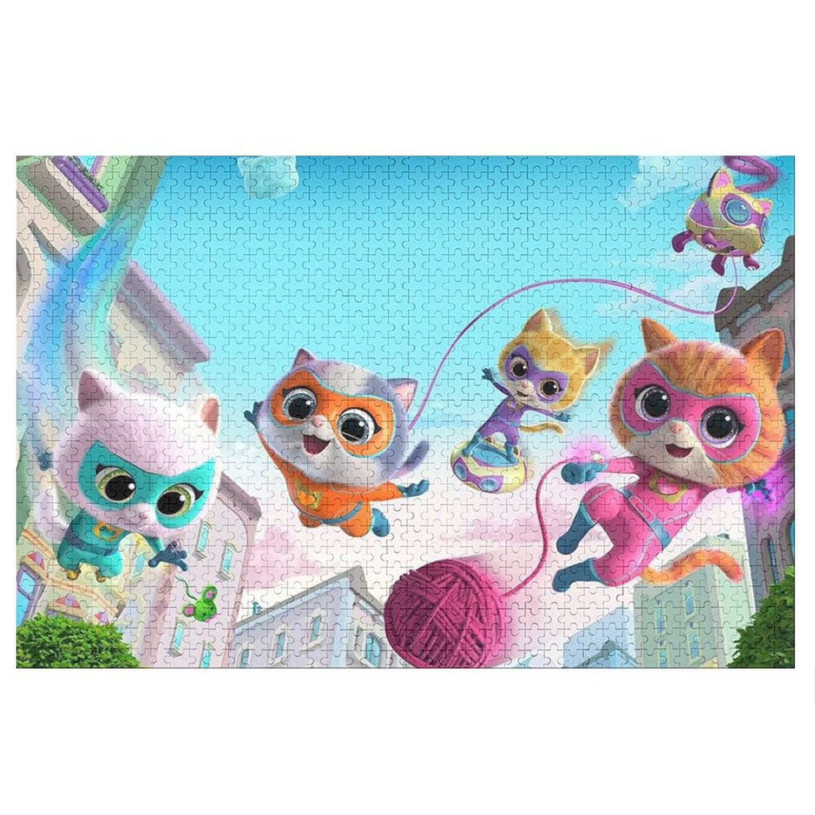 Animals Superkitties Jigsaw Puzzles Interlocking Puzzles Home Decor ...