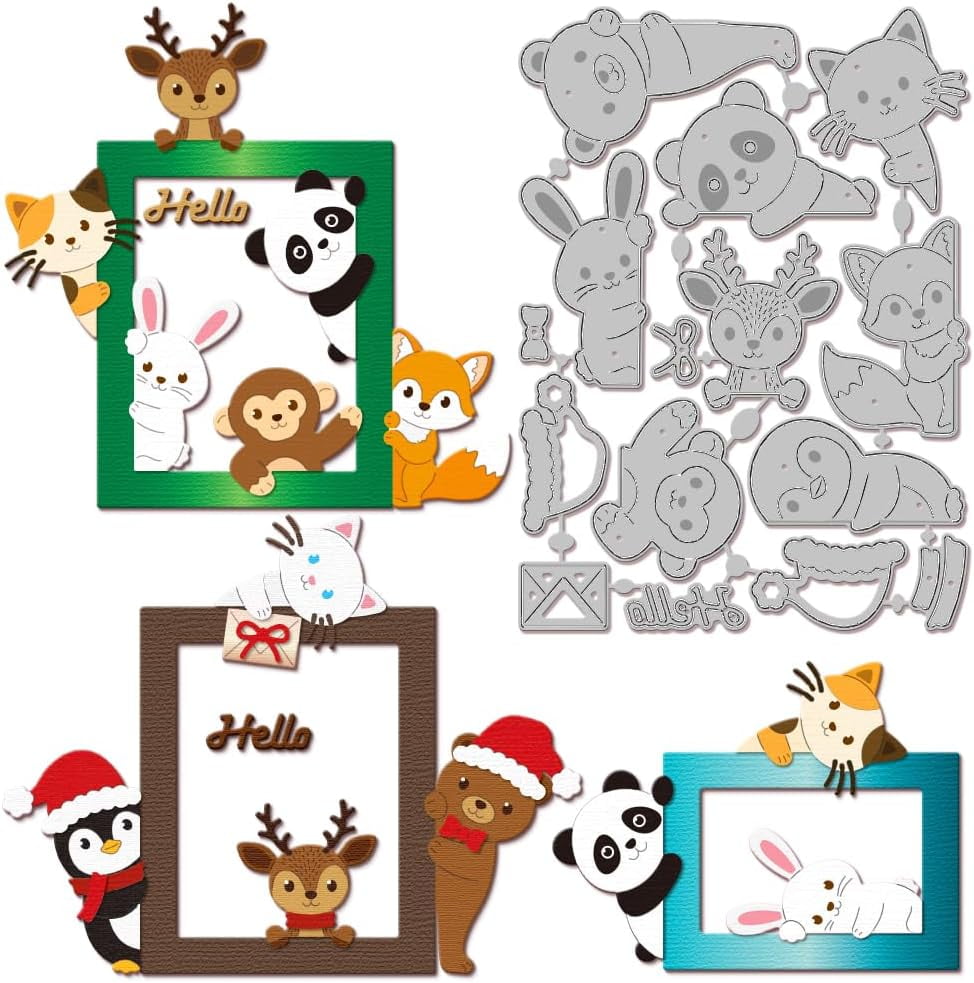 Animals Theme Carbon Steel Cutting Dies Stencils for DIY Scrapbooking ...