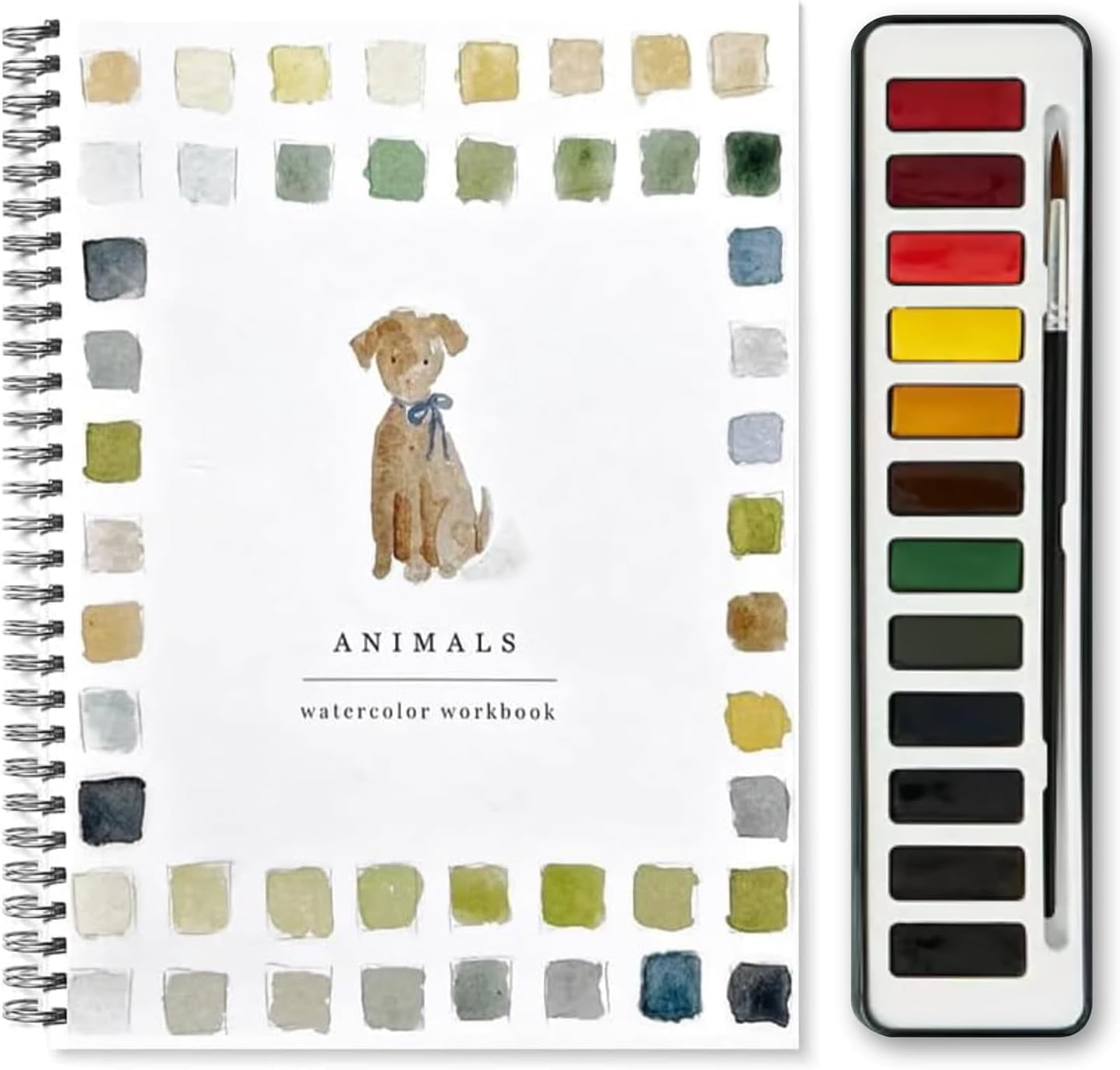 Animals Watercolor Workbook， Beginner-Friendly Animals Watercolor ...
