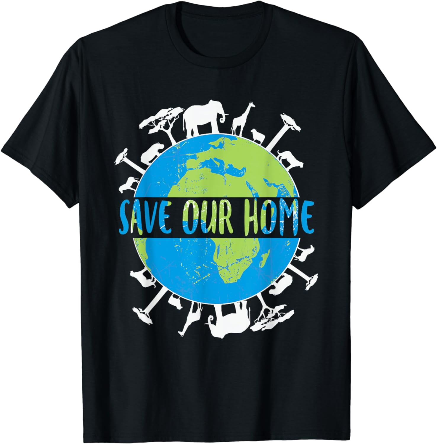 Animals Wildlife Conservation Save Our Home Earth Day T-Shirt - Walmart.com