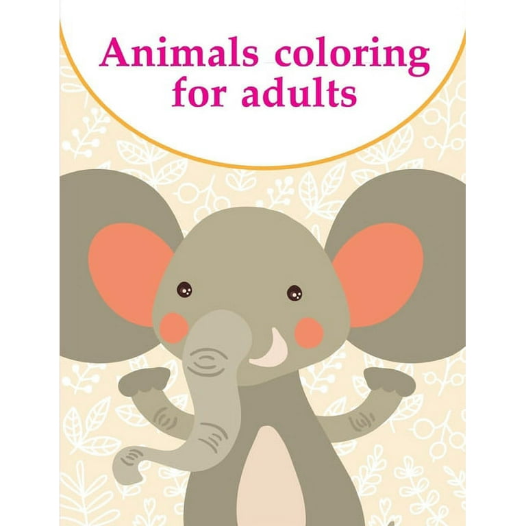 funny adult coloring pages animals