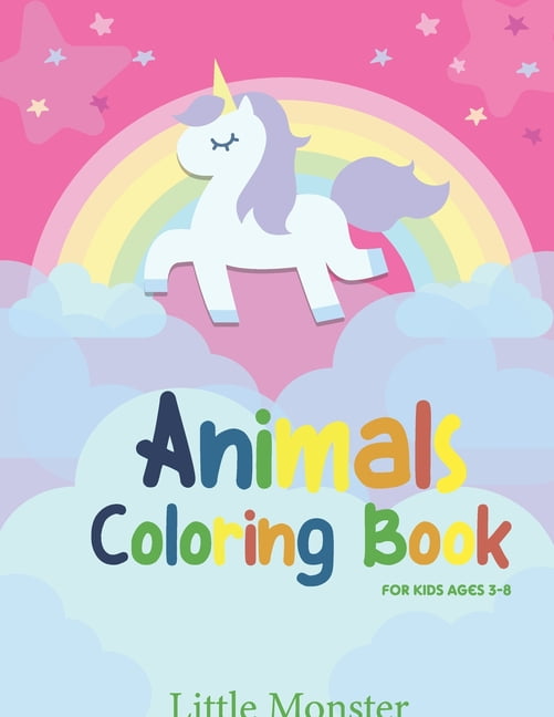 Animals colouring books : For kids & toddlers - activity books for ...
