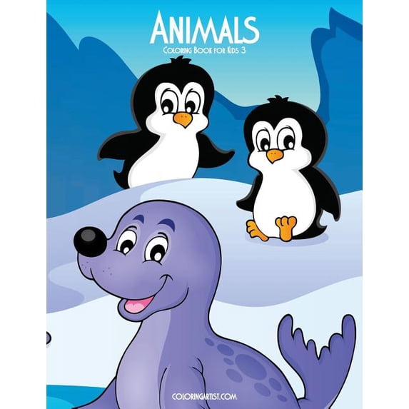 Animals for Kids Animals Coloring Book for Kids 3, Book 3, (Paperback ...