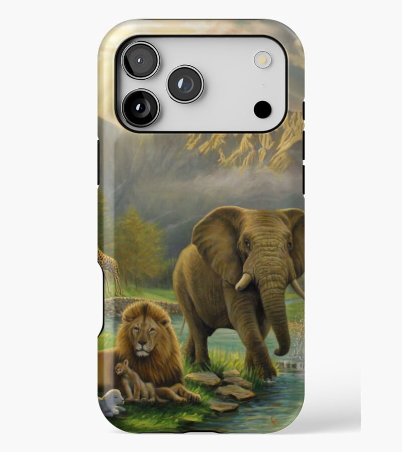 Animals in Paradise M1422, Case for iPhone 17/16/15/14/13/12/11 Pro Max ...