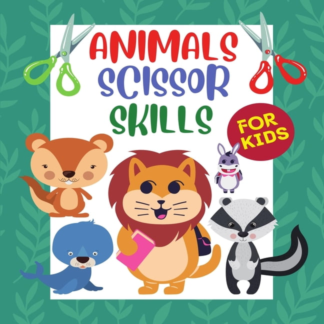 Animals scissor skills for kids: Scissor Practice for Toddlers, Kids ...