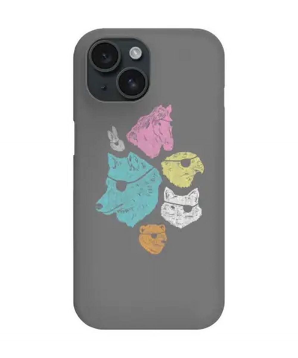 Animals with Eyepatches! Yes! Whimsical Phone Case for iPhone 11-17 All ...