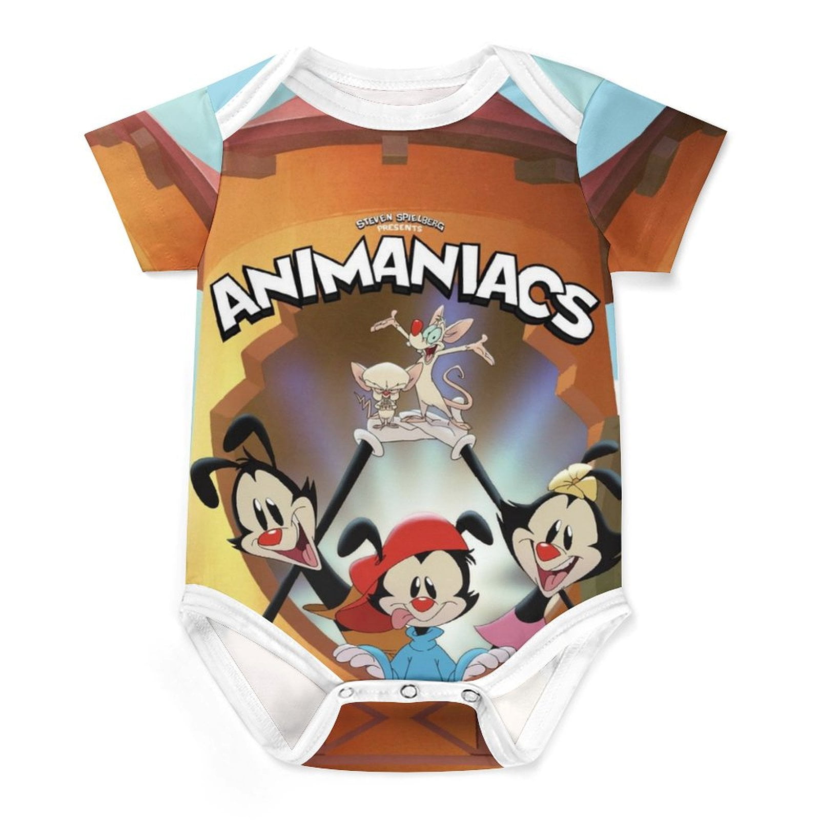 Animaniacs Baby Boy Girl Short Sleeve Romper Clothing Set Print Cartoon ...