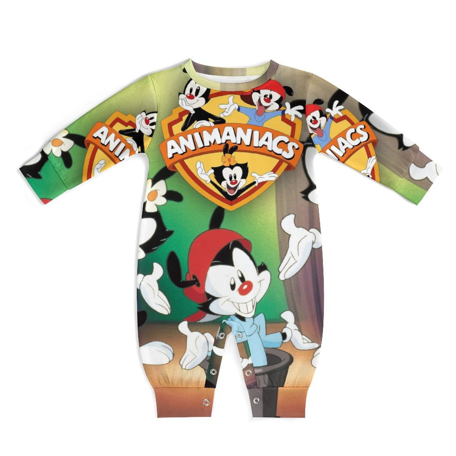 Animaniacs Baby Long Sleeve Footless, Infant Playsuit Romper Jumpsuits ...
