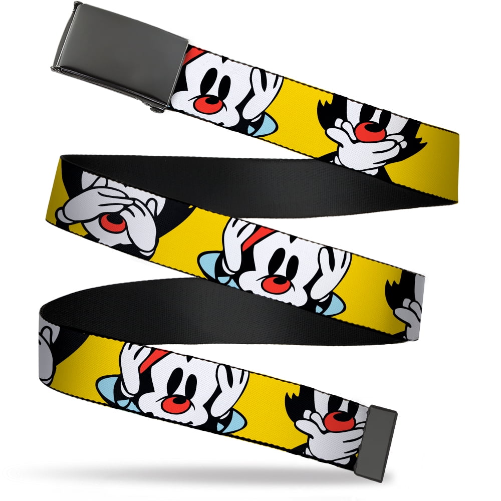Animaniacs Belt, Flip Web Belt Animaniacs Wakko See Hear Speak No Evil ...