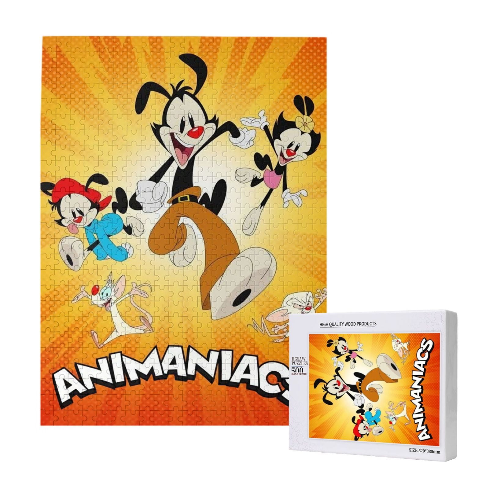 Animaniacs Jigsaw Puzzle Interactive Brain Teaser Board Game for Adults ...