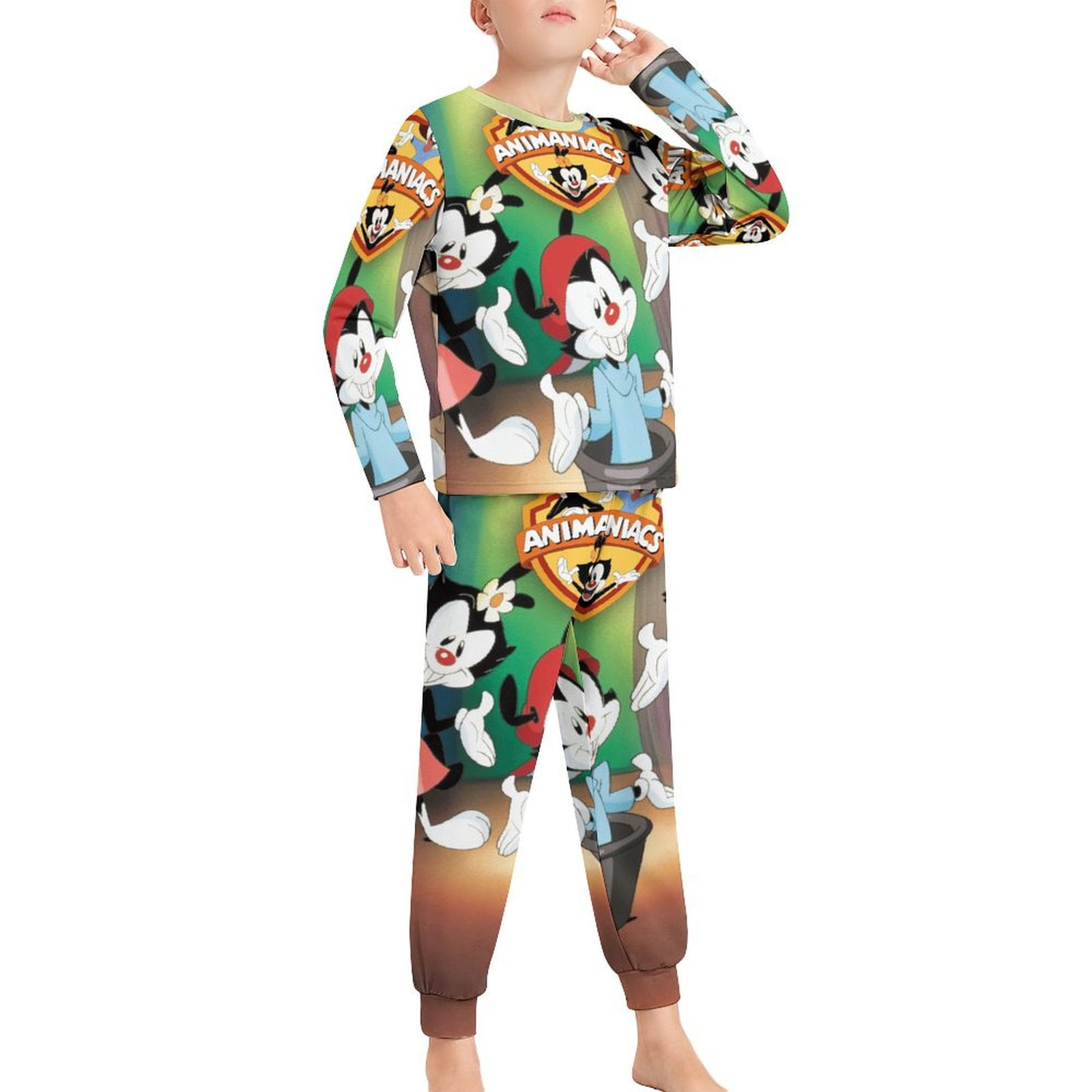 Animaniacs Little Big Bo-ys Gi-rls Pajamas Set Long Sleeve Ki-ds PJs Sleepwear - Walmart.com