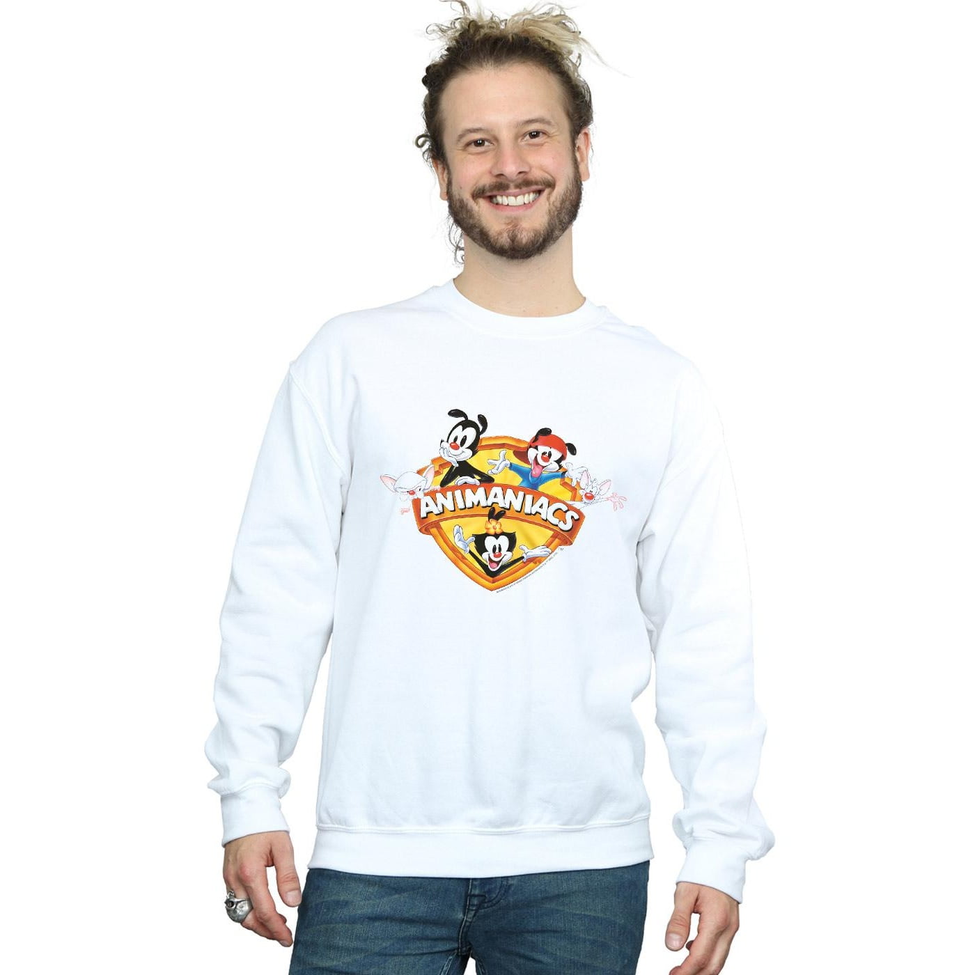 Animaniacs Mens Group Shield Sweatshirt - Walmart.com