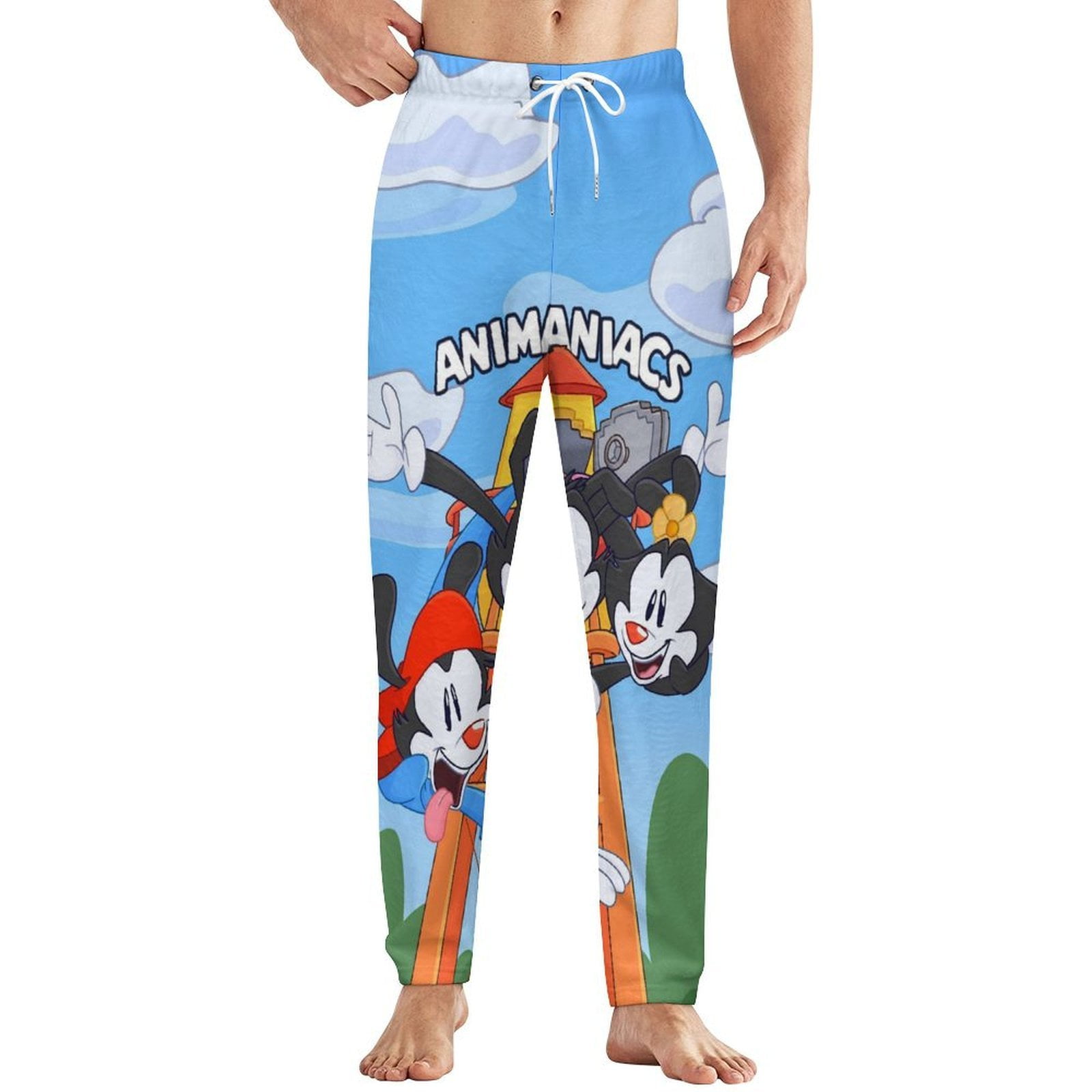 Animaniacs Mens Pajama Pants Microfleece Pajama Bottoms Sleepwear PJ ...