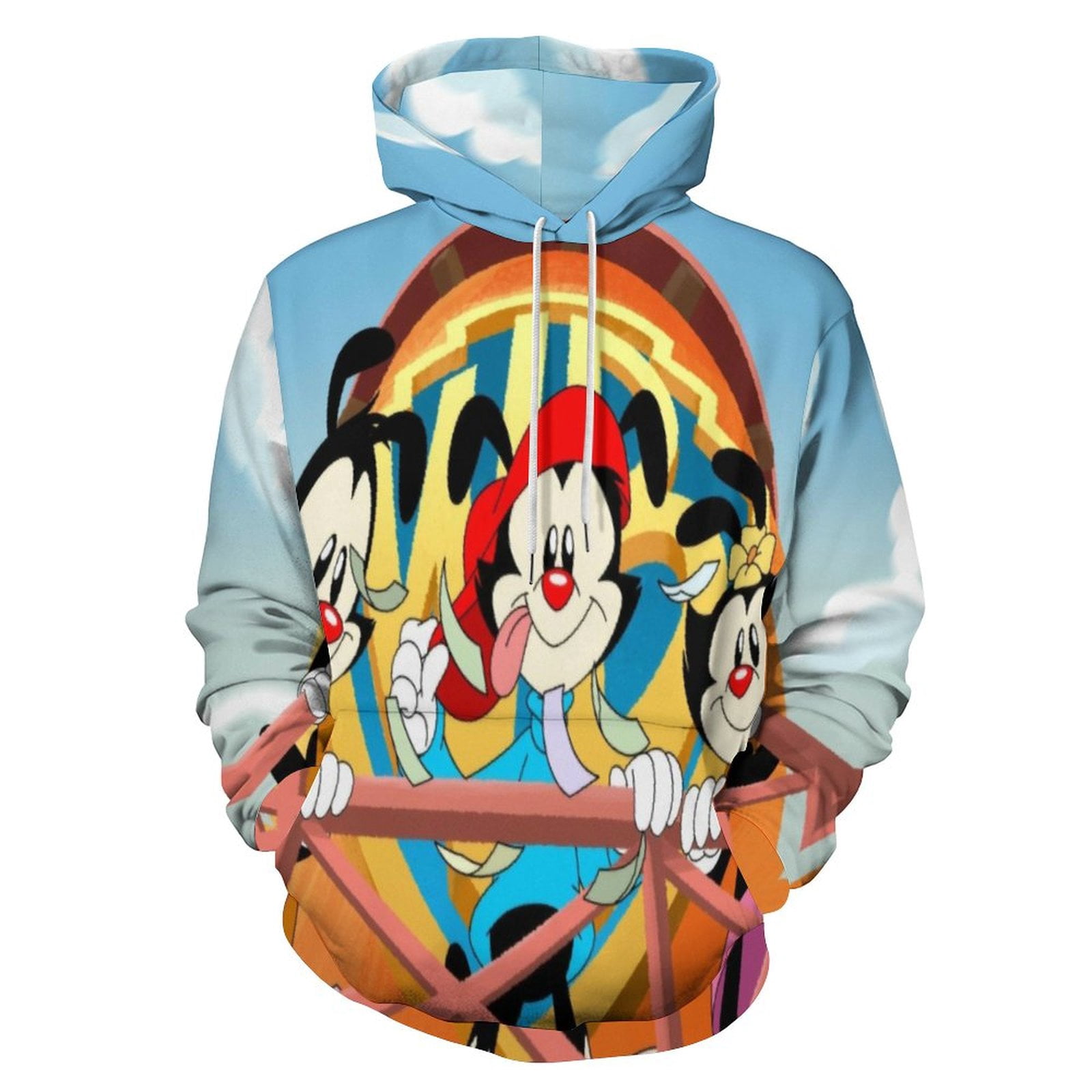 Animaniacs Mens Womens Novelty Hoodie 3D Print Pullover Hooded Long ...