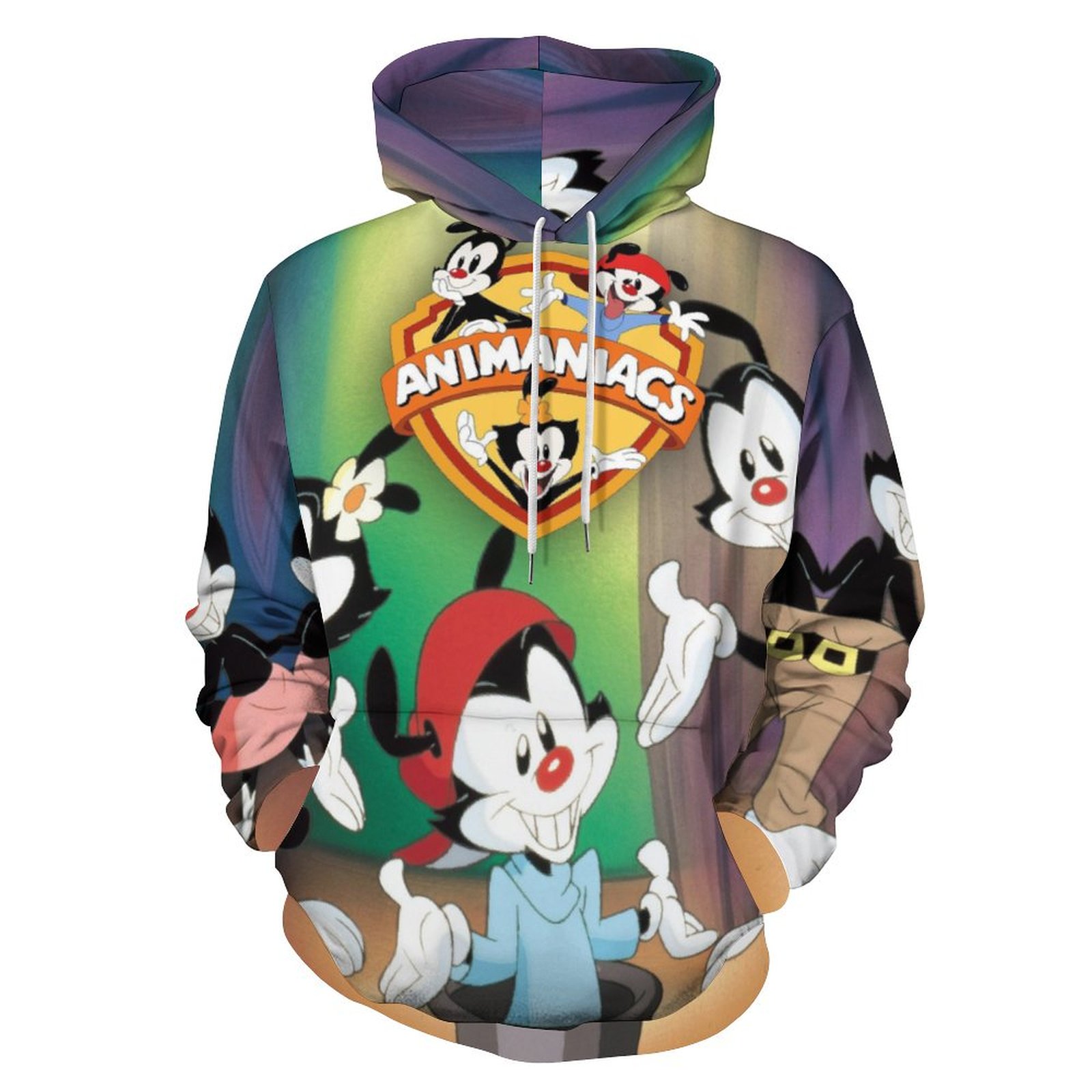 Animaniacs Mens Womens Novelty Hoodie 3D Print Pullover Hooded Long ...