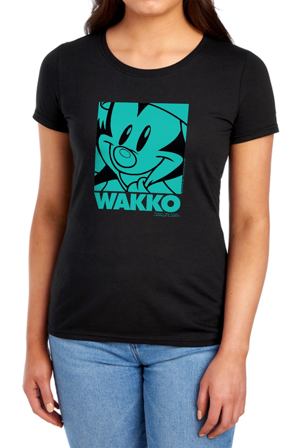 Animaniacs Pop Wakko Women's T Shirt, Black, Small - Walmart.com