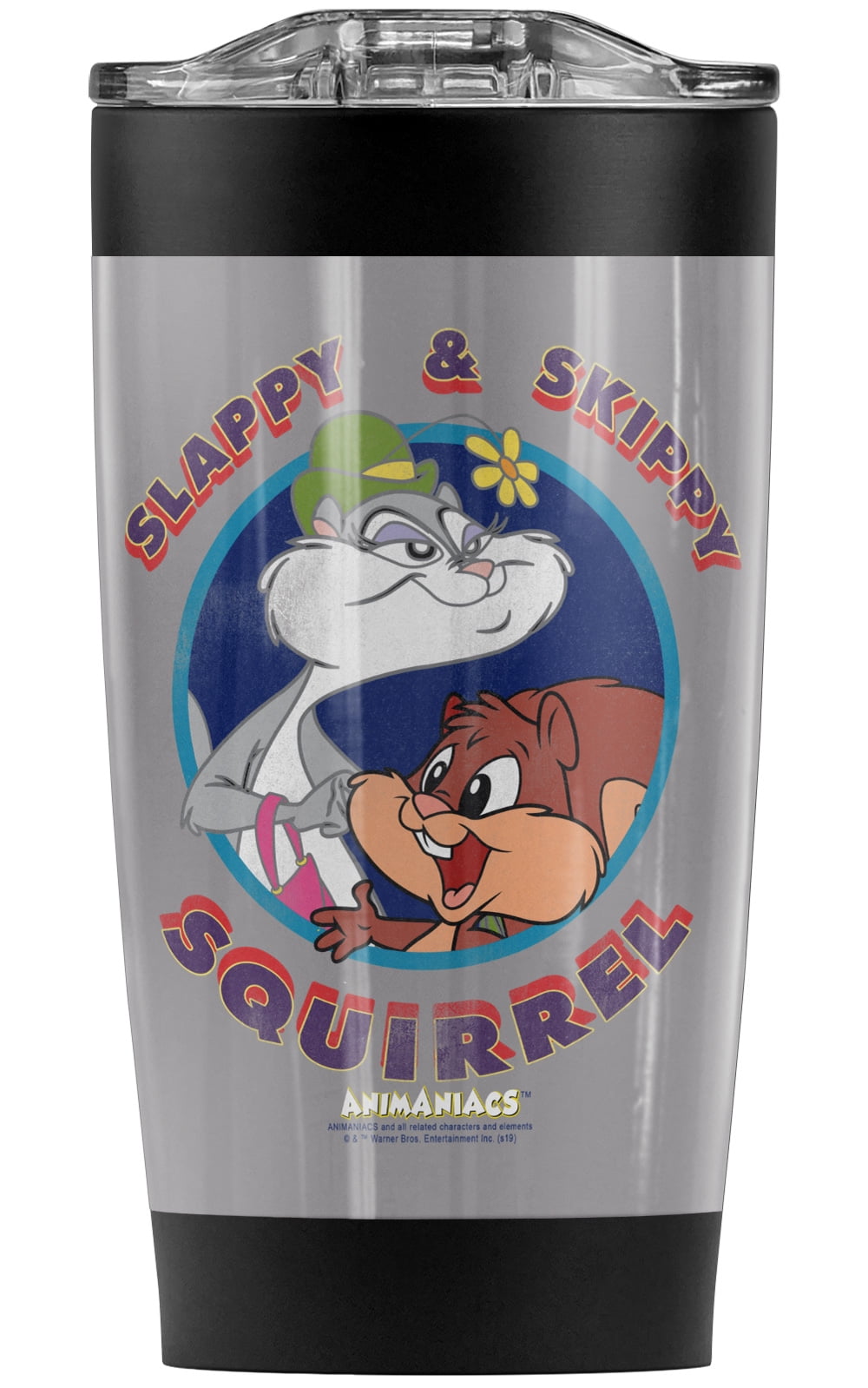 Animaniacs Slappy And Skippy Squirrel Stainless Steel Tumbler 20 oz ...