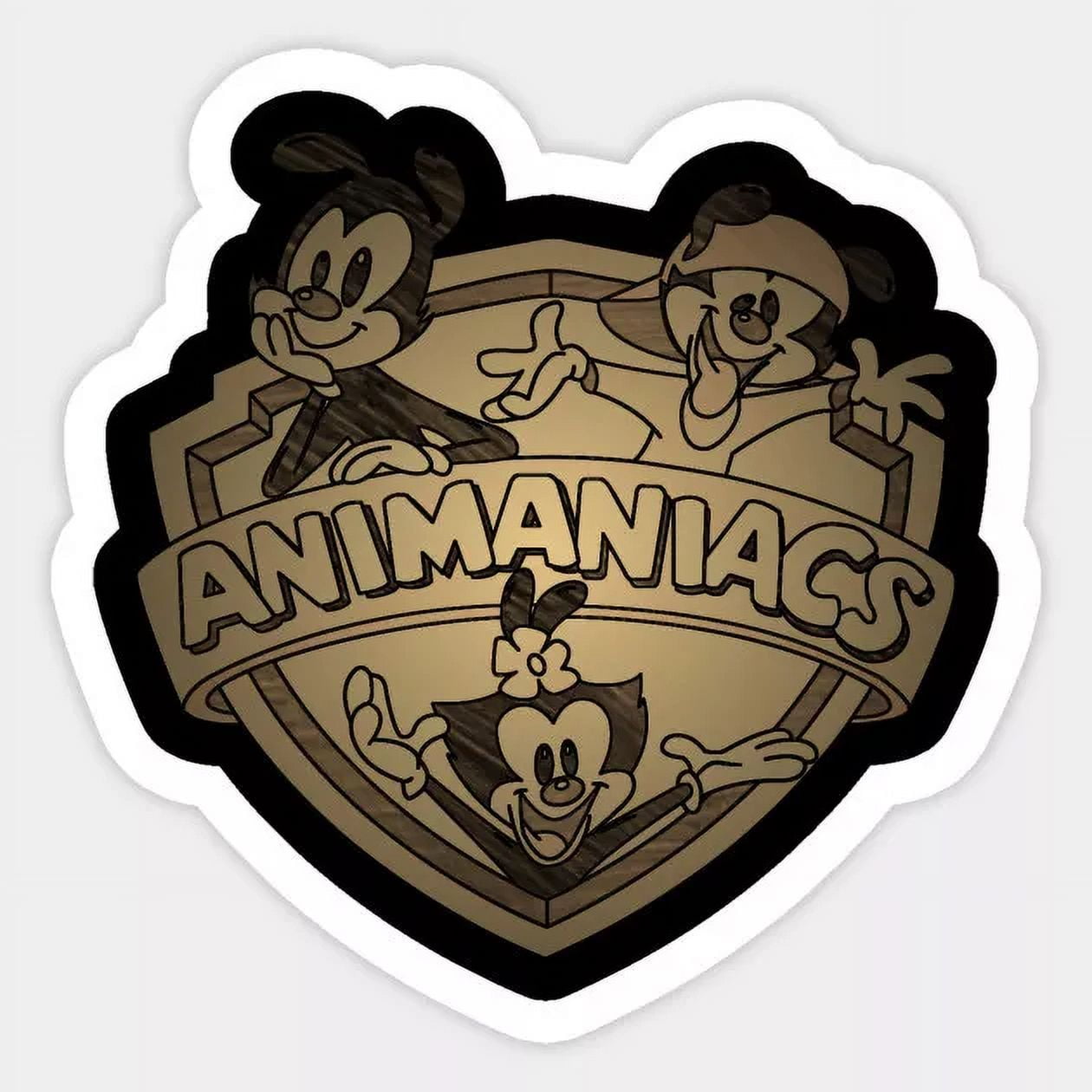 Animaniacs Wakko Yakko Dot 90S Animation Sticker Room Decor Sticker ...