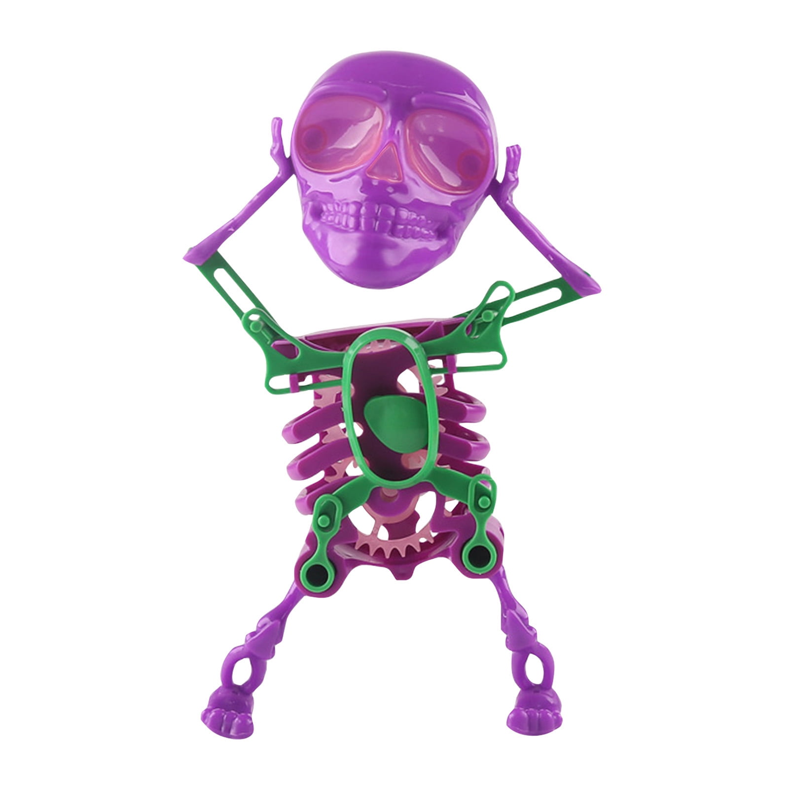 Animated 3D Dancing Skeleton Toy with Lights and Music, Wobbling ...