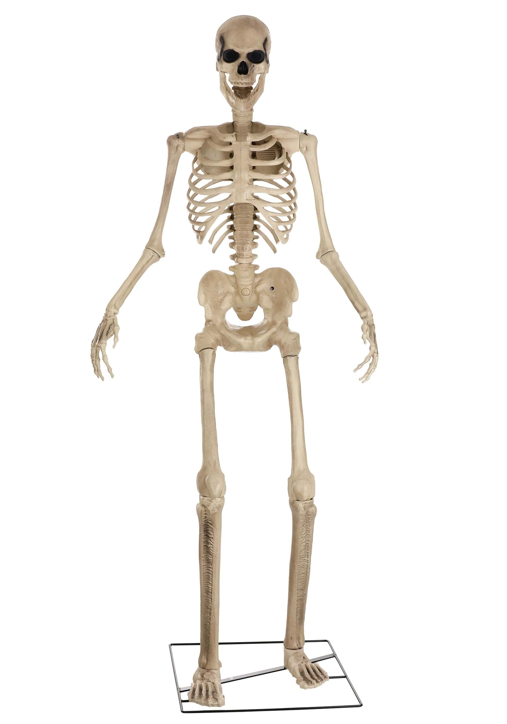 Animated 8 Foot Giant Skeleton Decoration - Walmart.com