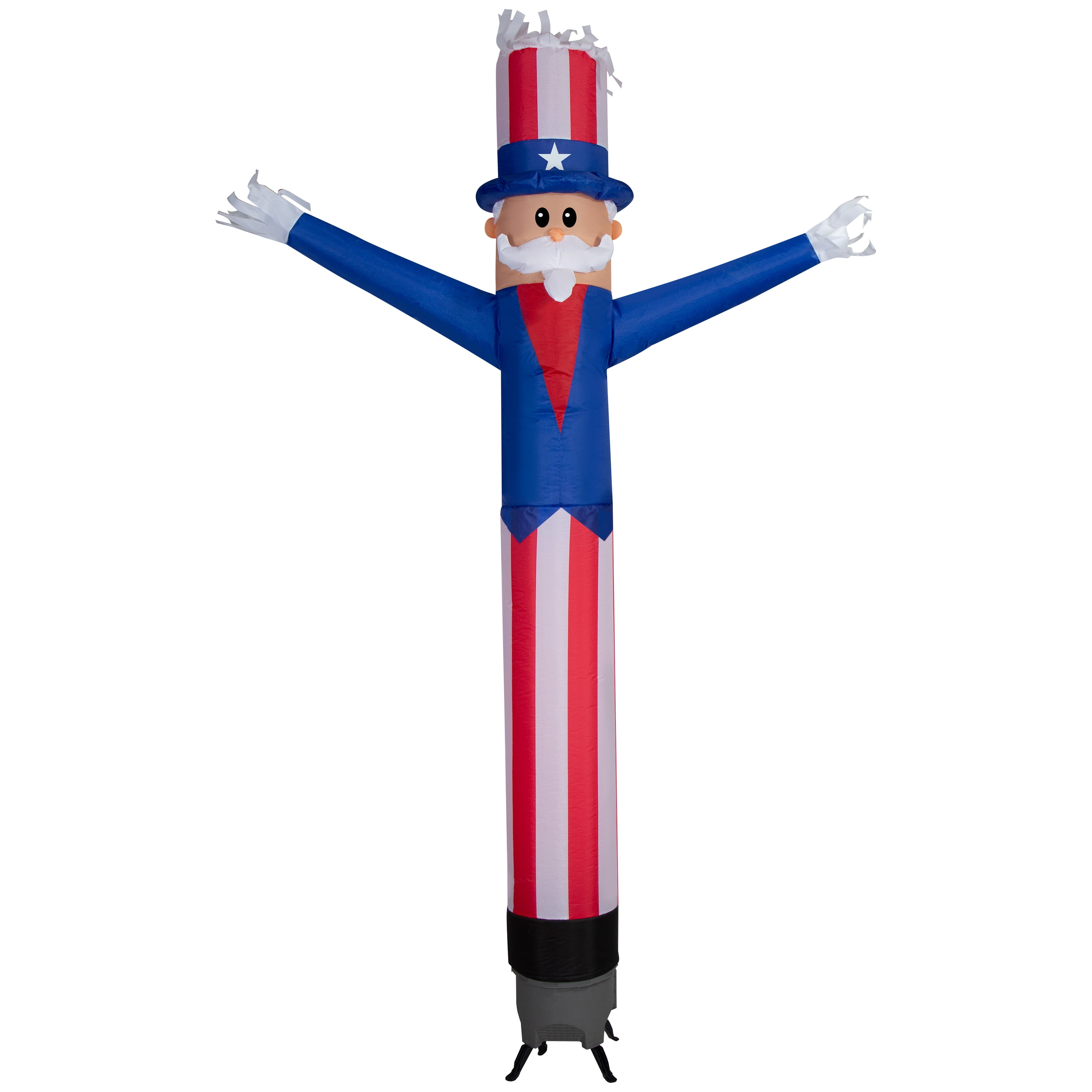 Patriotic Animated Uncle Sam Jolly Jiggler Airblown Inflatable, 10', by ...