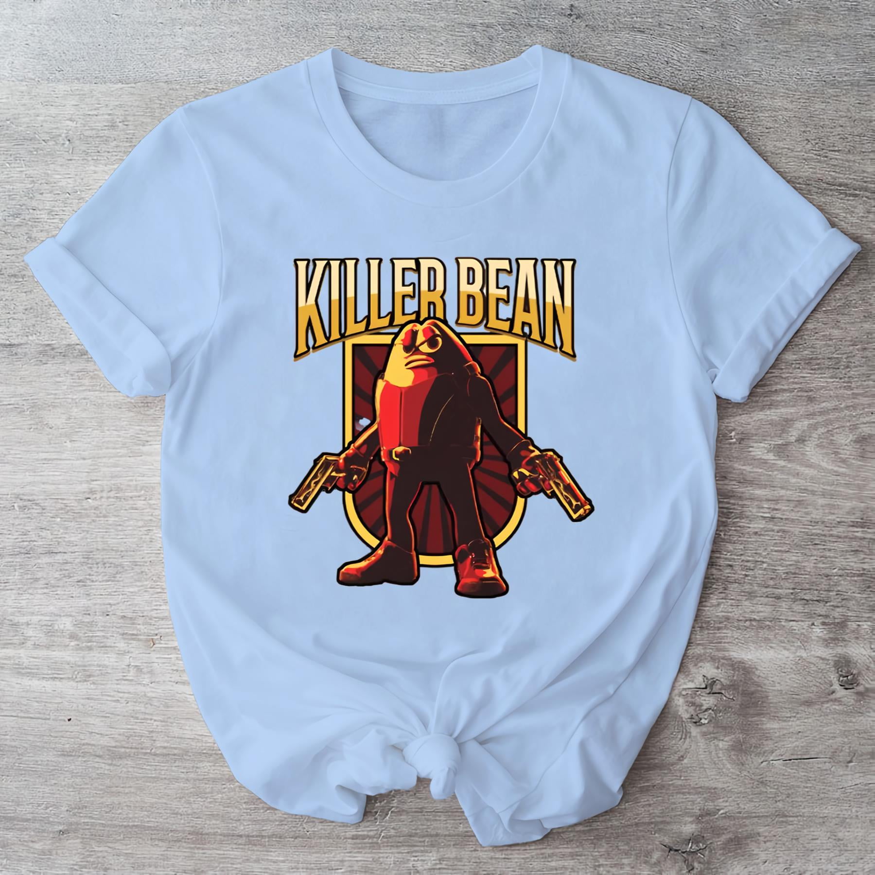 Animated Bean Agent Parody Shirt, Action Comic Inspired Graphic Tee ...